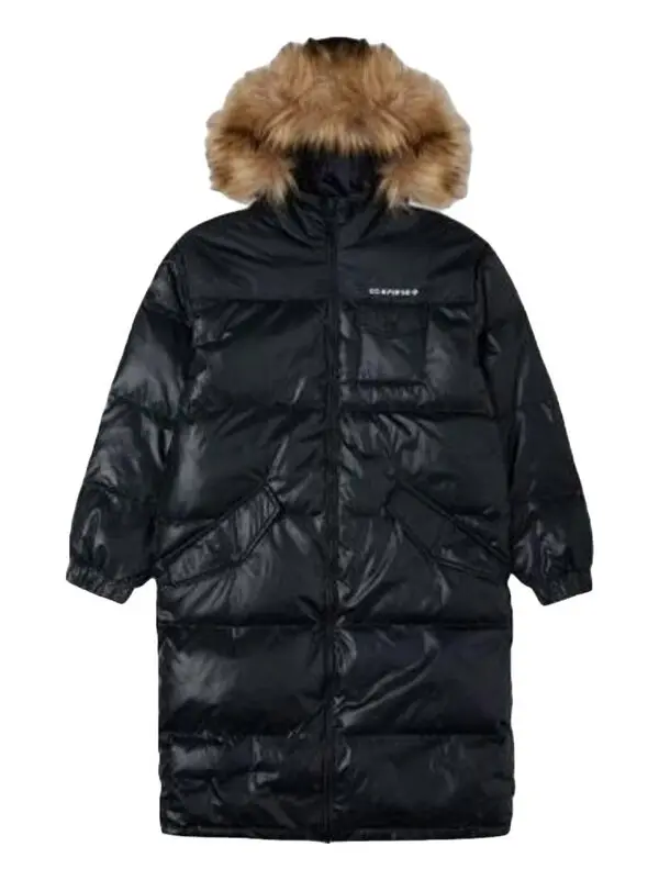 CONVERSE Long Down Jacket - Black