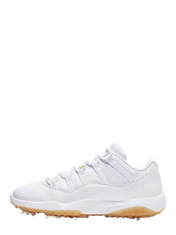 JORDAN Low Golf 'metallic Gold - White