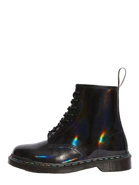 Dr. Martens 1460 Rainbow Lace-up Ankle Boots - Black