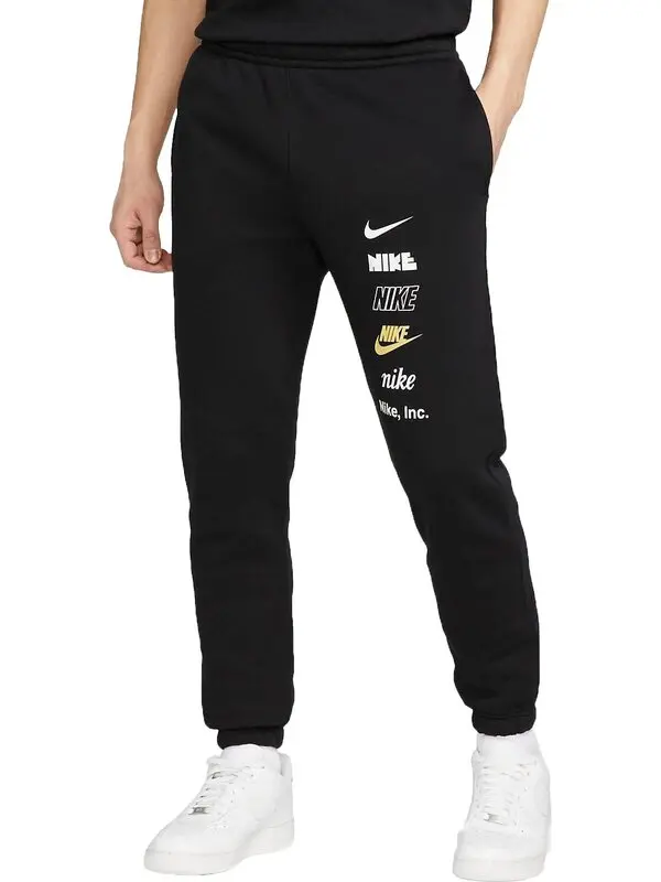 Nike Club Fleece Logo Pants 'black - Black/multi-color