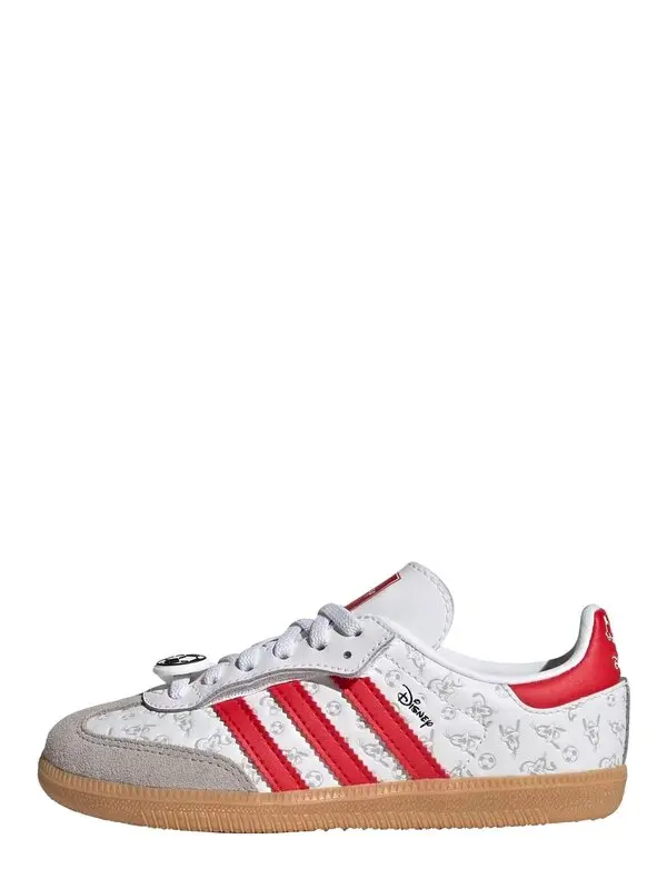 Adidas X Disney Samba Og Comfort Elastic Lace Sneakers - Cloud White/better Scarlet/gum