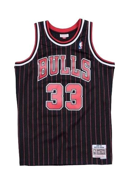 Mitchell & Ness Nba Chicago Bulls Swingman Jersey 'scottie Pippen - Black/red