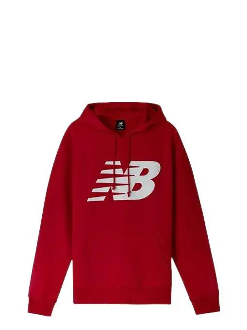 NEW BALANCE Long Sleeve Hoodie - Red