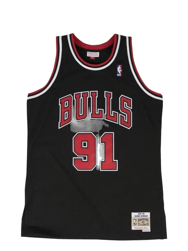 Mitchell & Ness X Nba Chicago Bulls 1997-98 Swingman Jersey 'dennis Rodman 91 - Black