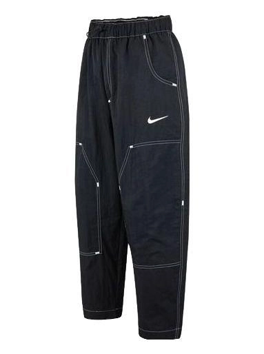 Nike Ss22 Logo Embroidered Casual Woven Long Pants - Default Color