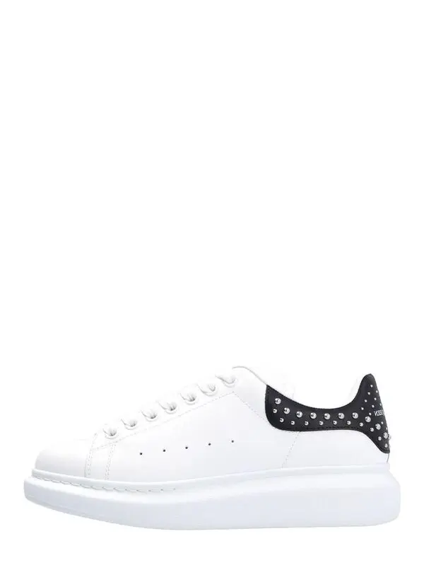 Alexander McQueen Studded Oversized Sneakers - White/black