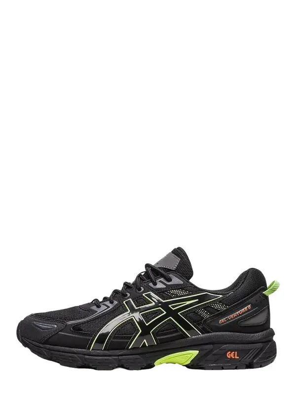 Asics Gel-venture 6 Trail Sneakers - Black/silver/green