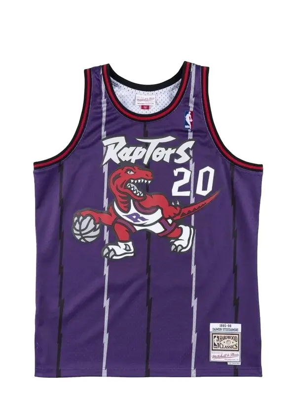 Mitchell & Ness Nba Toronto Raptors 1995-96 Road Swingman Jersey Damon Stoudamire 20 - Purple