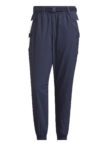 Adidas St Brand Wvpt Colorblock Bundle Feet Loose Athleisure Casual Sports Long Pants/trousers Dark Grey Navy Blue - Gray