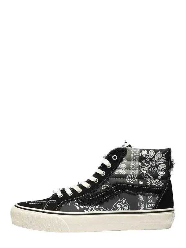 VANS Vault Og Sk8-hi Lx "gnarly Pack" High Top Sneakers - Black/white
