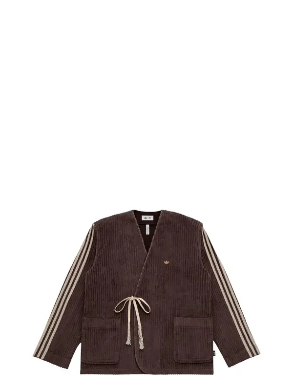 Adidas X Clot Suit Jacket - Dark Brown
