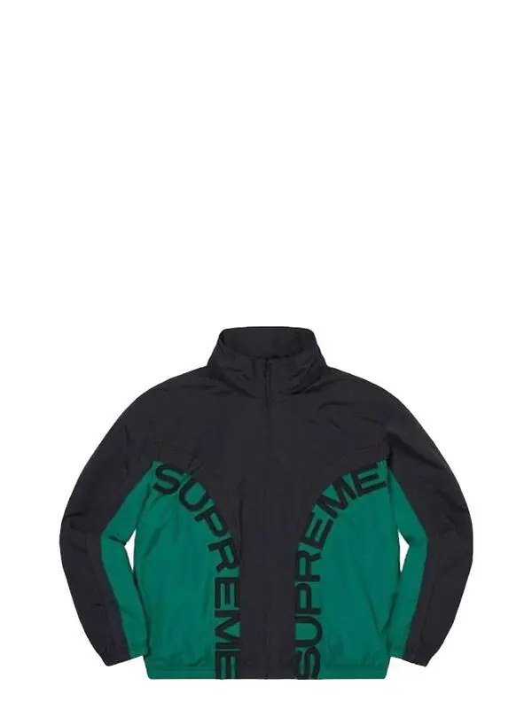 Supreme Track Jacket - Black/green