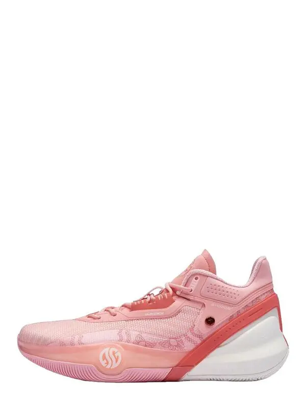 361 DEGREES Ag3 High-top Athletic Sneakers - Grapefruit Pink/white