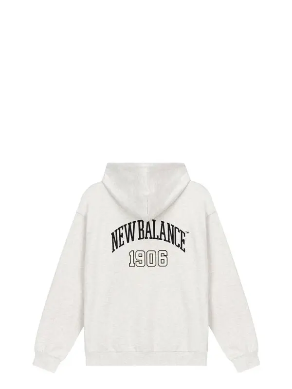 NEW BALANCE Varsity Fleece Hoodie - White