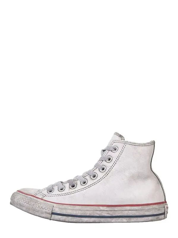 CONVERSE Chuck Taylor All Star Vintage Leather High Top Sneakers - White