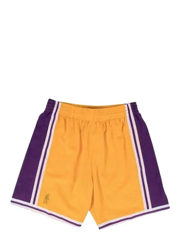 Mitchell & Ness Los Angeles Lakers 1996-97 Nba Swingman Shorts - Yellow/purple