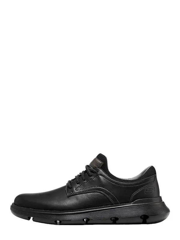 Sketchers Garza Casual Lace-up Shoes - Black