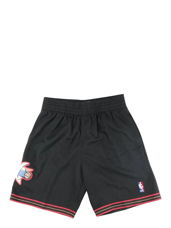 Mitchell & Ness Philadelphia 76ers Road 2000-01 Nba Swingman Shorts - Black/red/gold