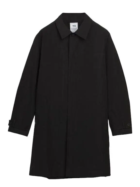 Adidas Y-3 Classic Dorico Nylon Car Coat - Black