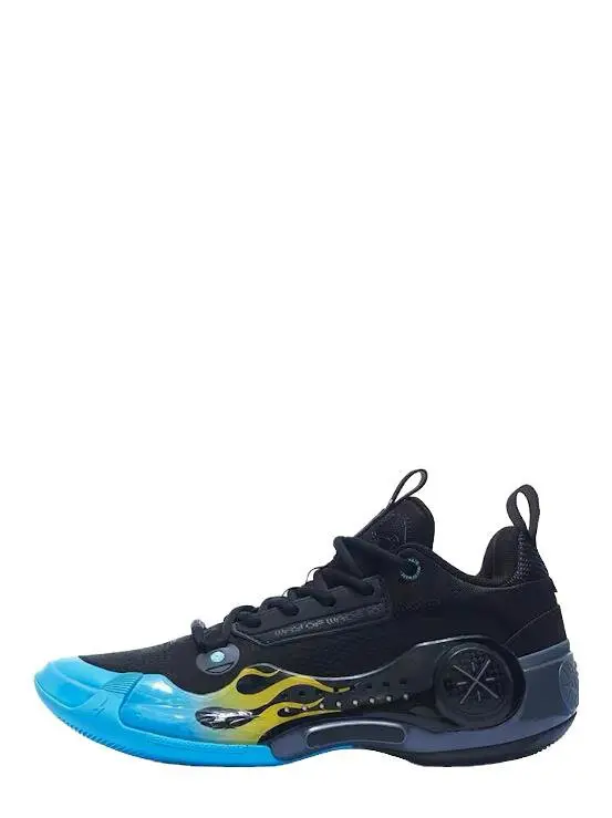 LI-NING Way Of Wade 'wind And Fire' Sneakers - Black/blue/yellow