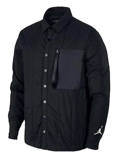 JORDAN Air 23 Engineered Space Cotton Coach Jacket - Black