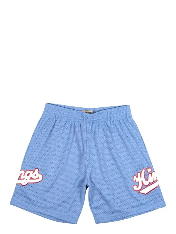 Mitchell & Ness Nba Sacramento Kings 1985-86 Swingman Shorts - Light Blue/white/red