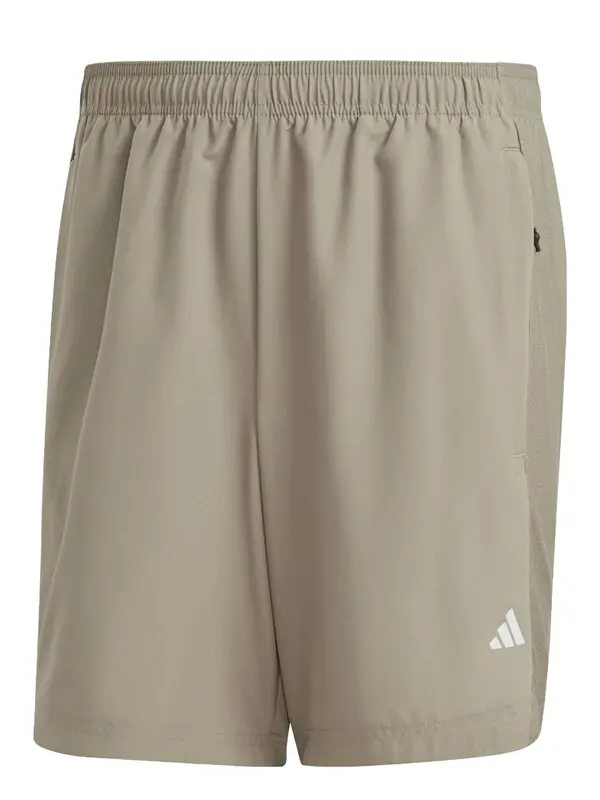 Adidas Hiit Base Training Shorts - Silver Pebble/easy Green/silver Metallic
