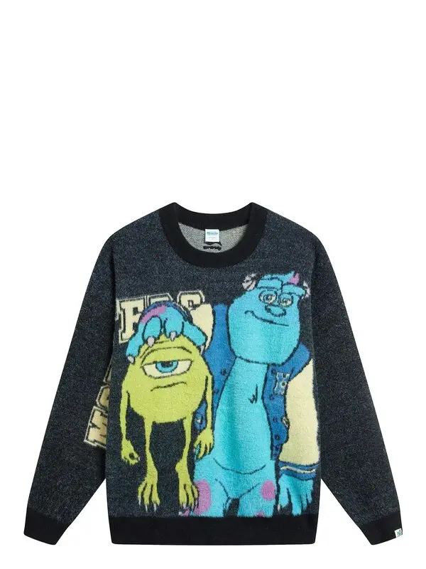 LI-NING X Disney Monster University Pullover Sweater - Black/multi-color