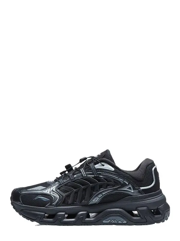 LI-NING Scenery Low Top Sneakers - Black/silver