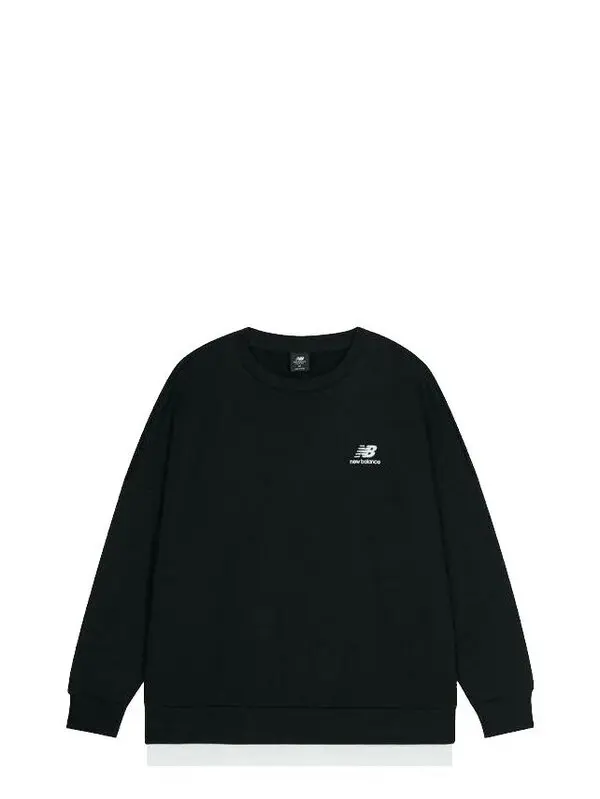 NEW BALANCE Alphabet Logo Round Neck Long Sleeves - Black