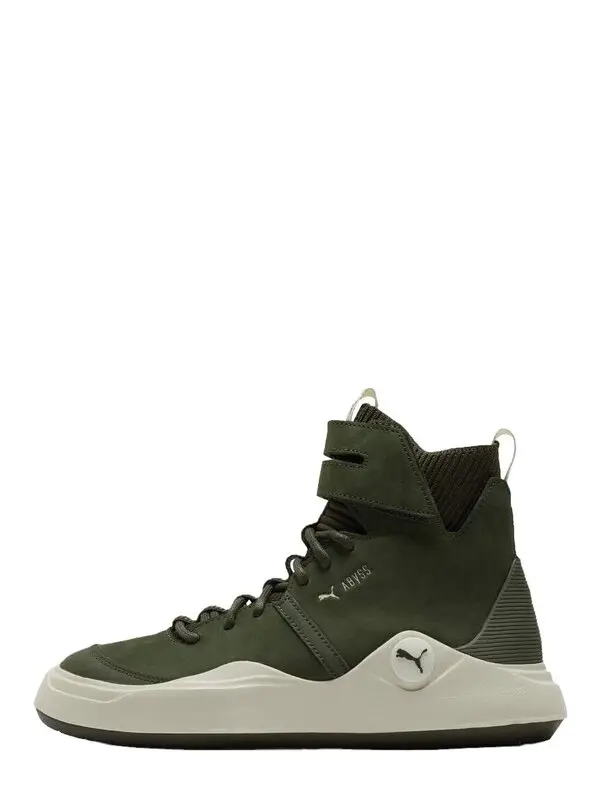 PUMA Abyss Solstice High Top Sneakers - Dark Green