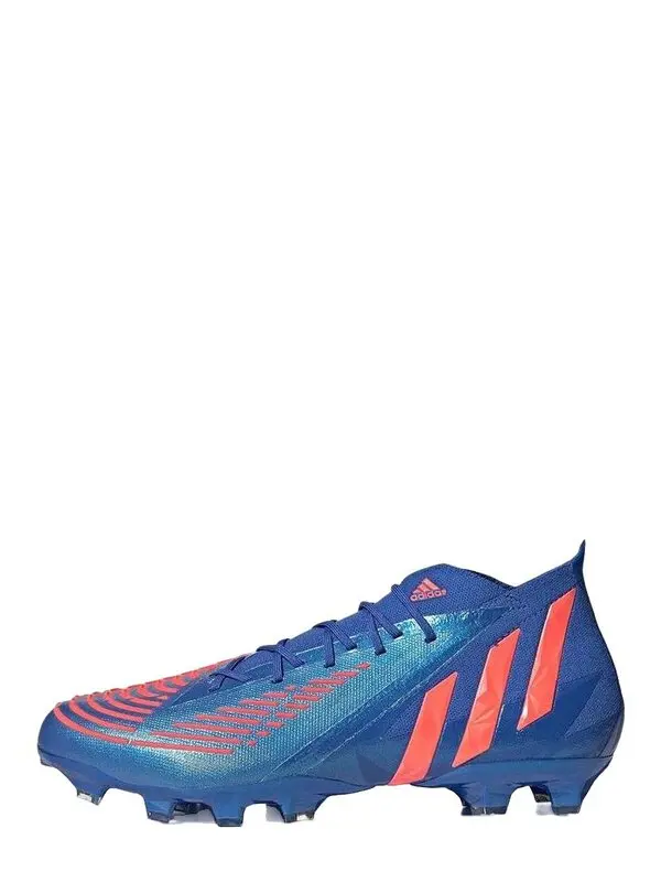 Adidas Predator Edge.1 Ag Athletic Cleats - Red/blue