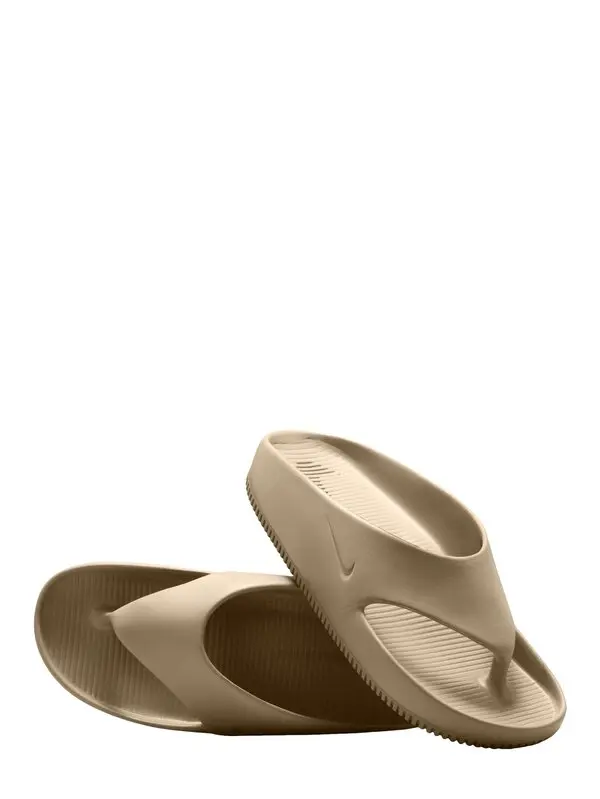 Nike Calm Flip Flop Slipper - Beige/tan/khaki