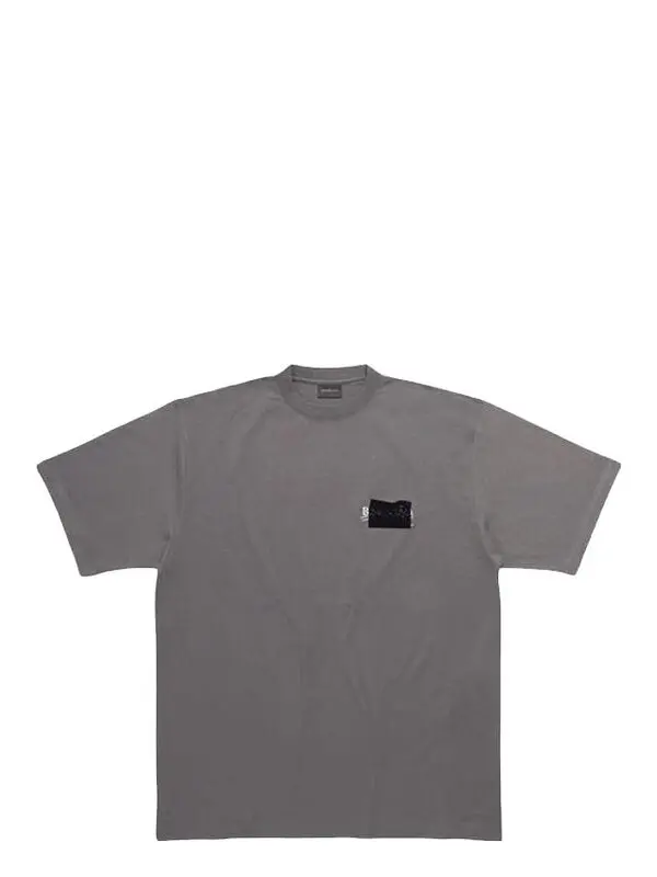 Balenciaga Gaffer T-shirt Large Fit - Grey