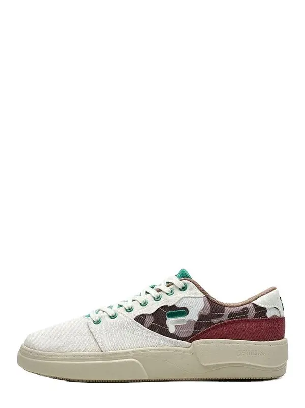 FILA FUSION Flip Skate Shoes - White/red/green