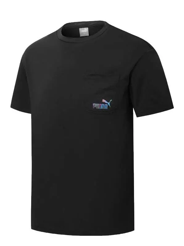 PUMA Skb Pocket Logo Tee - Black