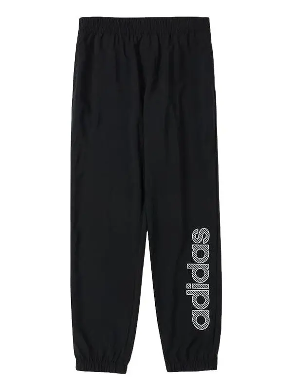 Adidas Neo Pants Alphabet Printing Breathable Casual Woven Sports Pants/trousers/joggers Autumn Black - Default Color