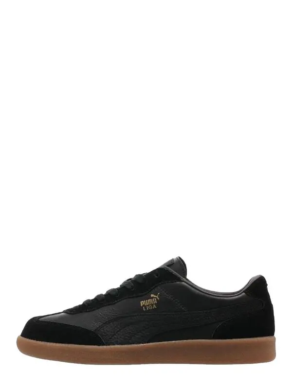 PUMA Liga Leather Retro Sneakers - Black