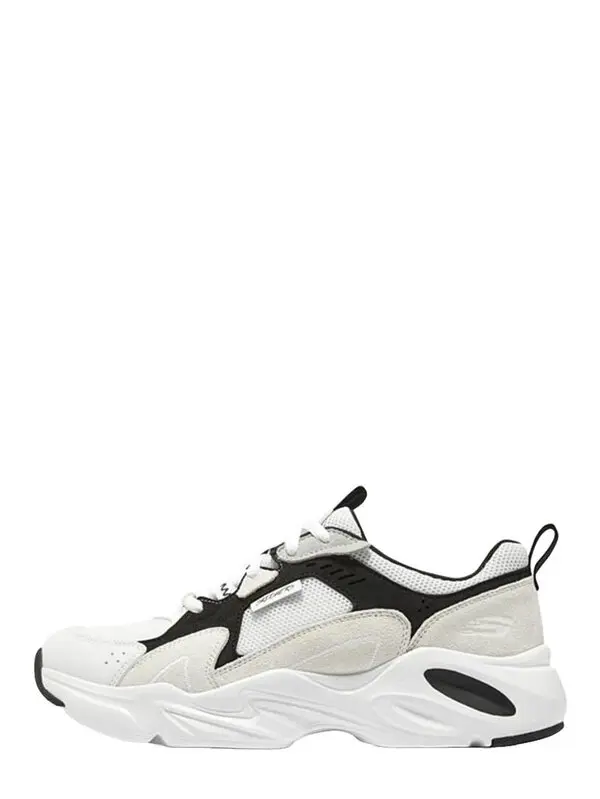 Sketchers Stamina Airy Low Top Sneakers - White/black