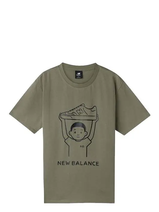 NEW BALANCE X Noritake Short Sleeve T-shirt - Army Green