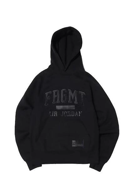 JORDAN X Fragment Design Collaboration Pullover Hoodie - Black