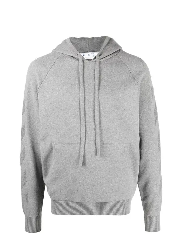 Off-White Diagonal Stripe Hoodie - Default Colorway
