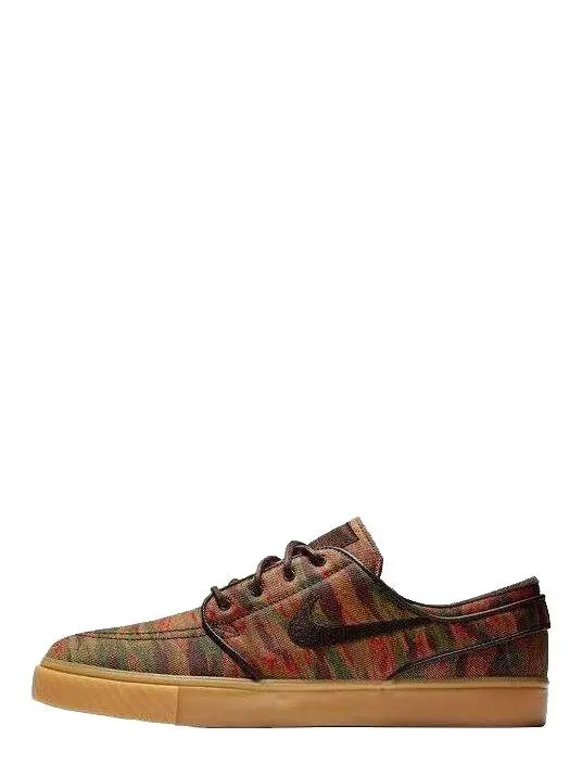 Nike Stefan Janoski Sb 'camo Gum' Sneakers - Brown/red