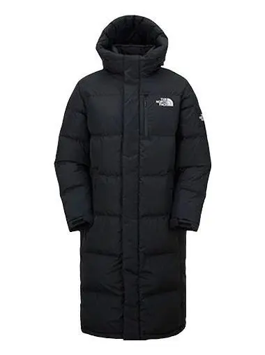 The North Face Long Padded Down Parka - Black