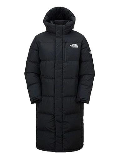 The North Face Long Padded Down Parka - Black