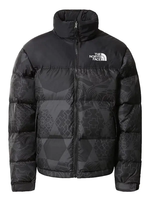 The North Face 1996 Retro Nuptse Ic Geo Tonal Print Puffer Jacket - None