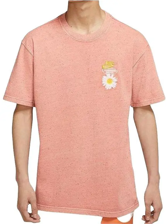Nike Daisy Round Neck Pullover Short Sleeve Rock Pink T-shirt - Default Color