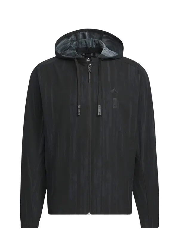 Adidas Seersucker Woven Jacket - Black