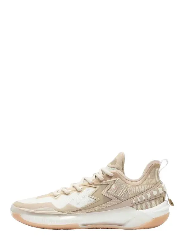361 DEGREES Big3 5.0 Quick Pro Champion Sneakers - Beige/white/gum
