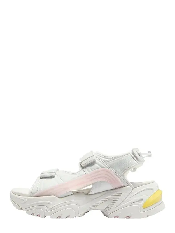 Sketchers Cali Stamina V2 Platform Sandals - White/purple/brown